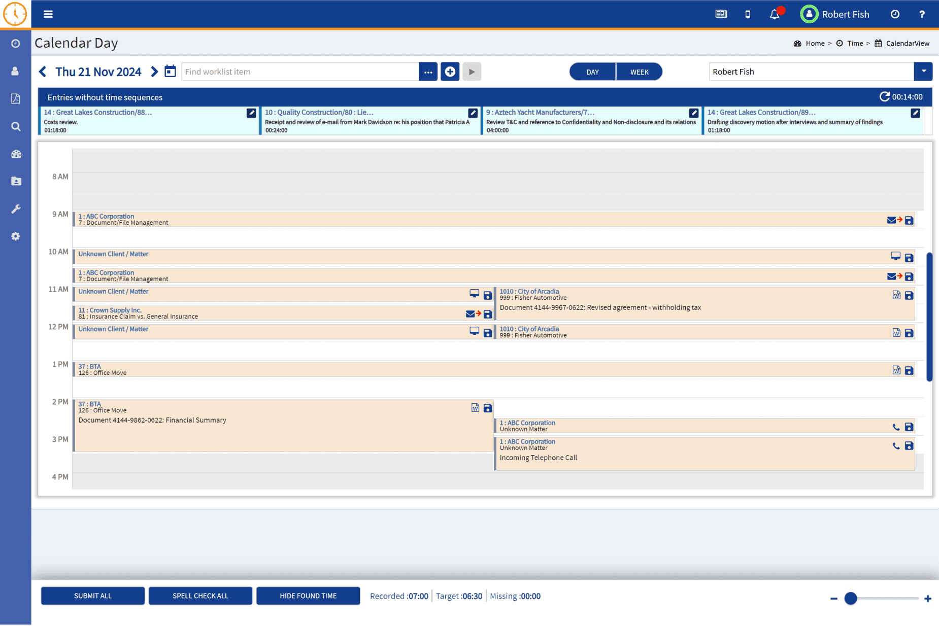 Time Capture | Legal Time Recording Software