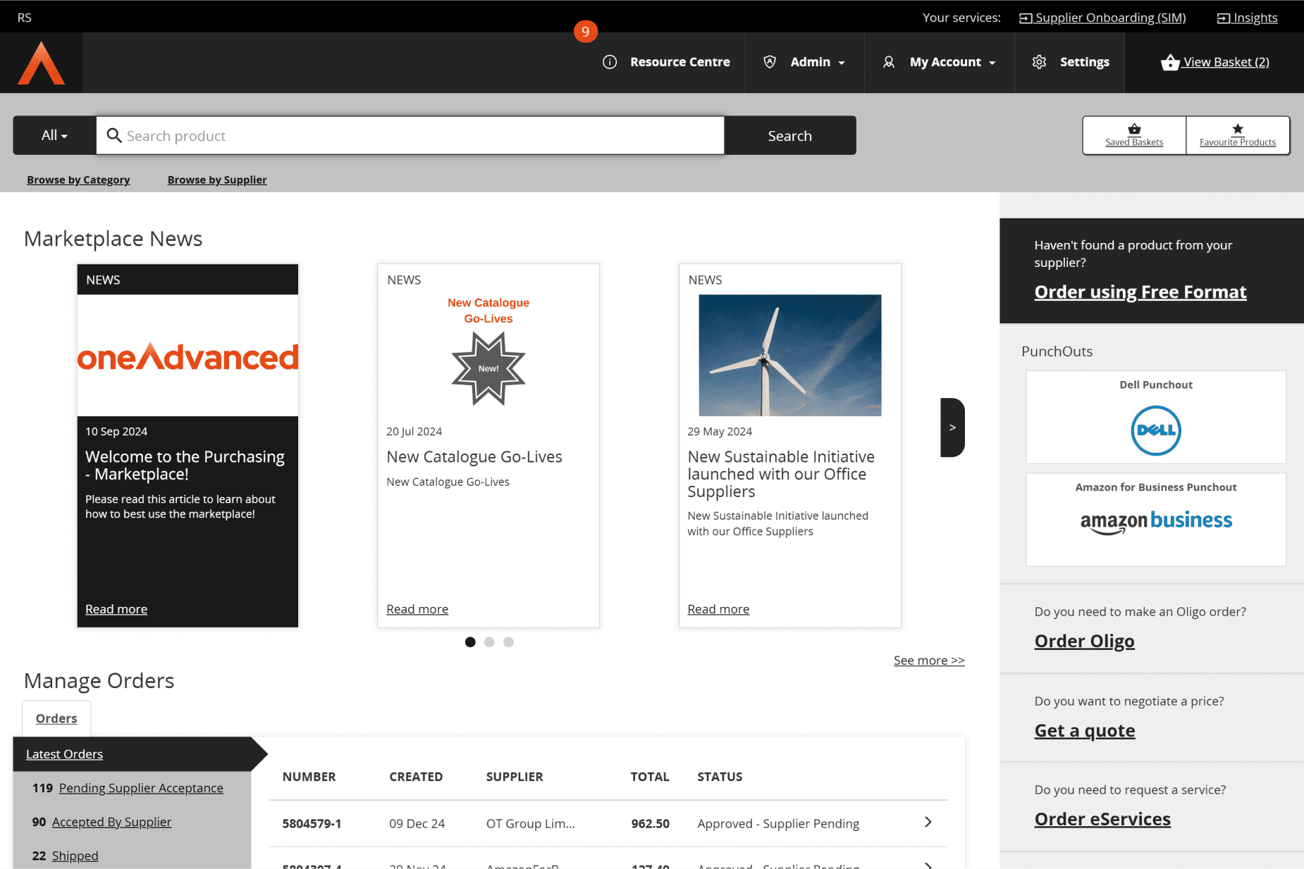 Science Warehouse is now a OneAdvanced solution
