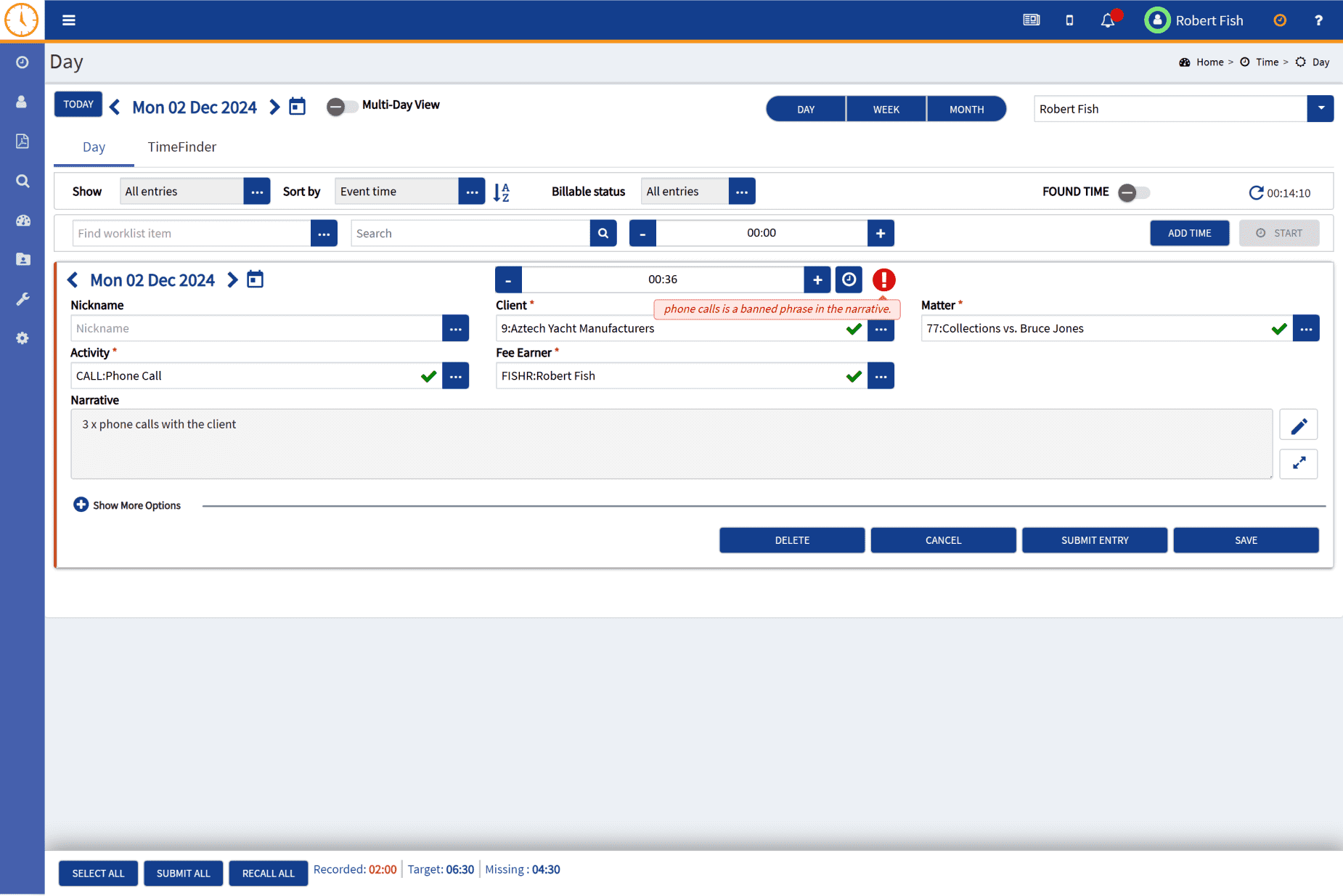 Time Capture | Legal Time Recording Software